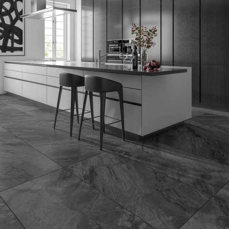 30 bBest Grey Kitchen Floor Tiles Ideas with Images