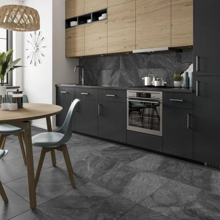 30 bBest Grey Kitchen Floor Tiles Ideas with Images