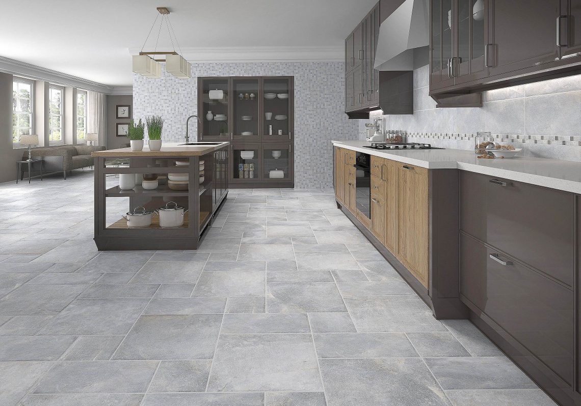 30 bBest Grey Kitchen Floor Tiles Ideas with Images