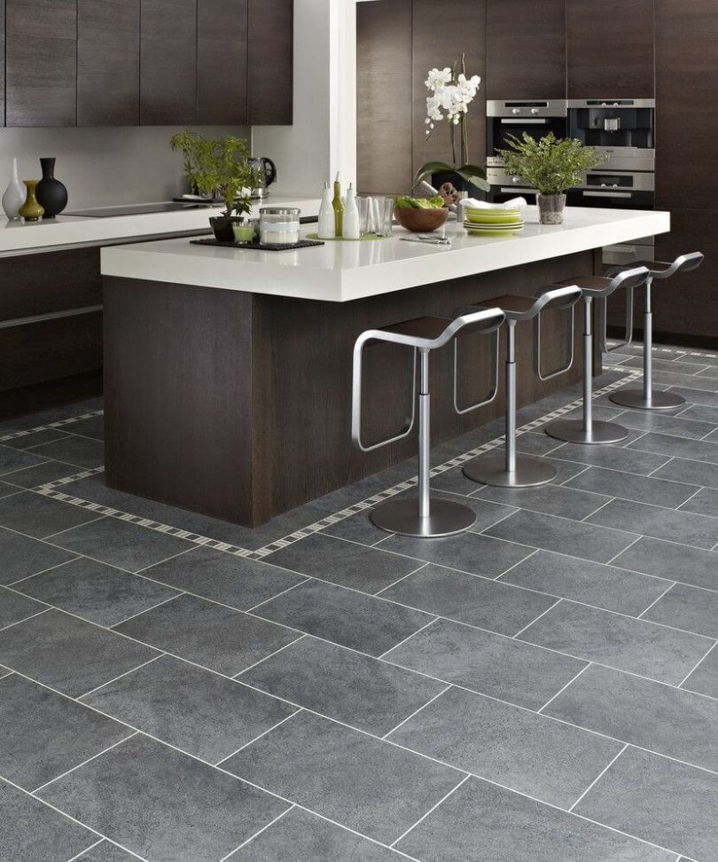 30 bBest Grey Kitchen Floor Tiles Ideas with Images