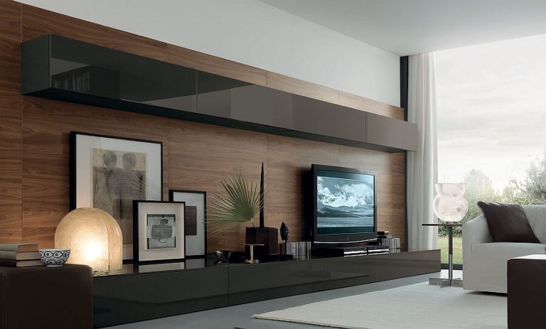 40 Best Black Wall Units for Living Room Contemporary Ideas UK